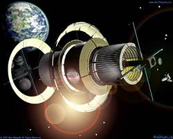 bernal sphere space settlement interior view – NSS